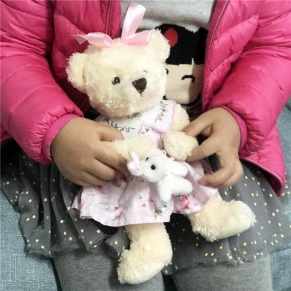 oits cute | Toys | Small Baby Teddy Bear With Cloth Cute Stuffed Animal ...